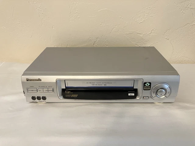 PANASONIC BLUE LINE VCR Plus Omnivision VHS 4-Head PV-V4621 Tested Fast ...
