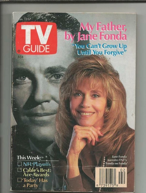 TV GUIDE JANUARY 1992 Jane Fonda Detroit ED £4.39 - PicClick UK