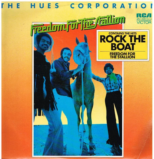 HUES CORPORATION FREEDOM For the Stallion LP vinyl Australia Rca Victor ...