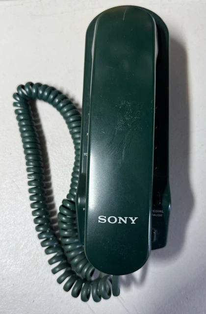 VINTAGE SONY IT-B3 Phone Push Button Wall Mountable Corded Telephone ...