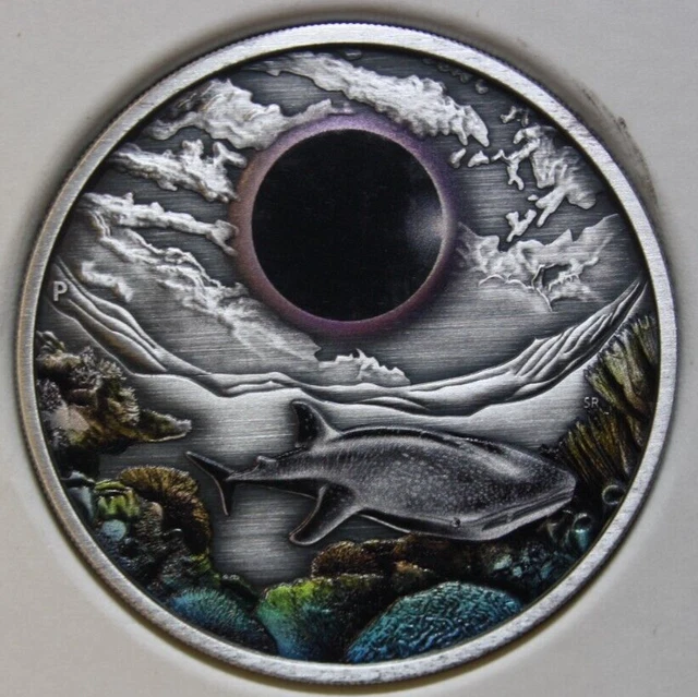 AUSTRALIEN 2 DOLLARS 2023 Silber 2 Oz F#6183 Ningaloo Eclipse ...