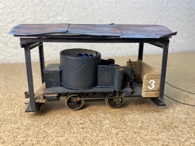CUSTOM BUILT ON30 Wood Powered Box Climax Type Loco w/Bachman Drive ...