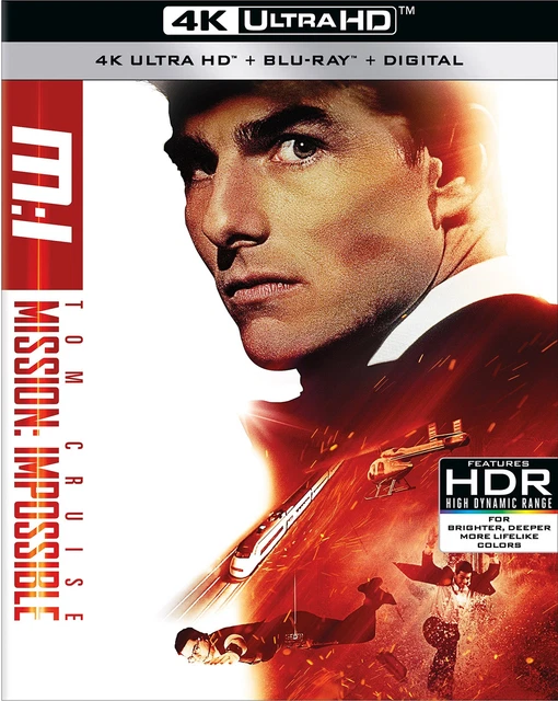 MISSION: IMPOSSIBLE (4K UHD + Blu-ray + Digital) (4K UHD Blu-ray) (US IMPORT) £33.20 - PicClick UK