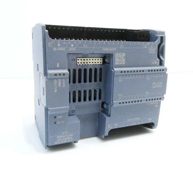 SIEMENS SIMATIC S7-1200 6Es7 214-1Bg40-0Xb0 Cpu 1214C Ac/Dc/Rly *Fs:04* EUR 29,99 - PicClick DE