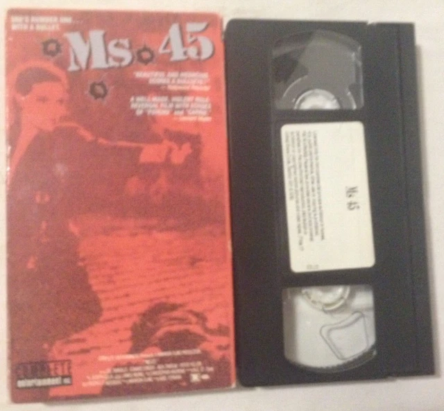 MS 45 (VHS 1981) Horror-Serial Killer-Rare-Abel Ferrail-Htf-Rare-Oop £47.55 - PicClick UK
