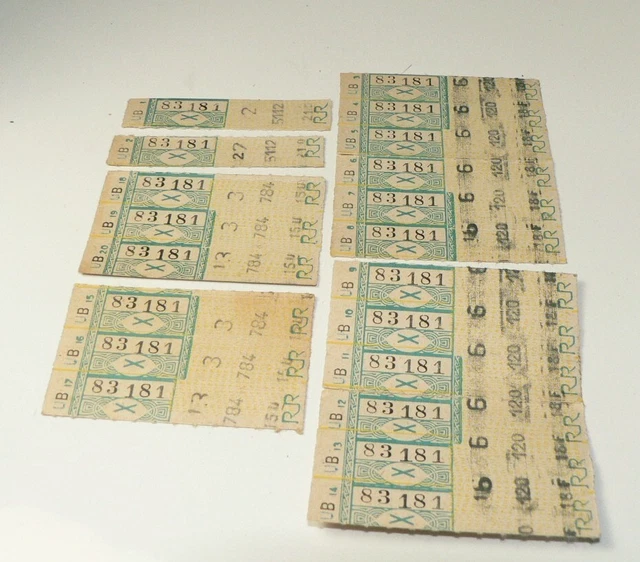 CARNET ENTIER DE 20 tickets bus RATP - N°83181 - Années 60 EUR 15,00 ...