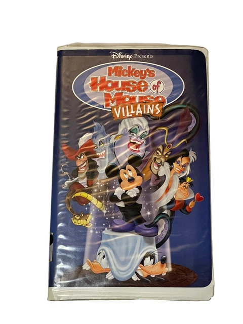 DISNEY'S MICKEY'S HOUSE of Mouse Villains {VHS} Clamshell - Preowned ...