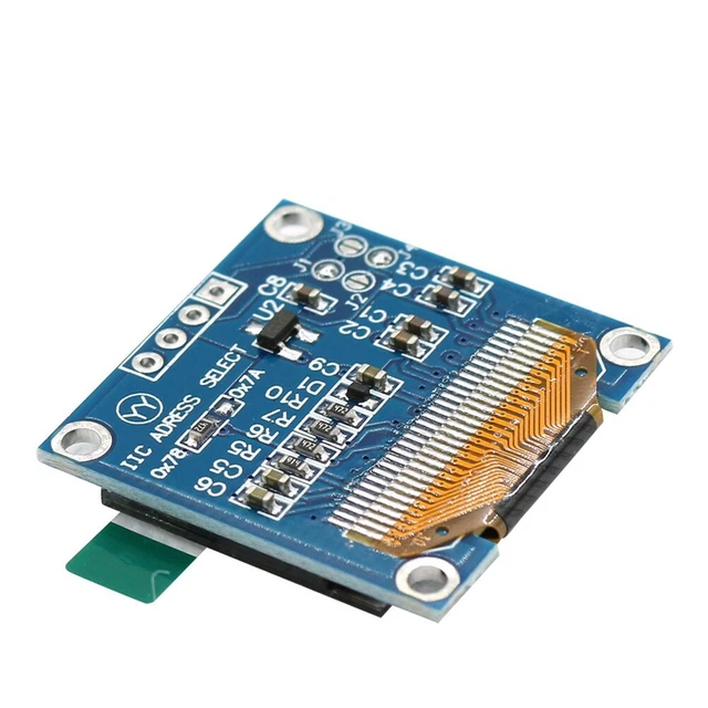 High Resolution Iic Serial Oled Display Module 128x64 White Oled For