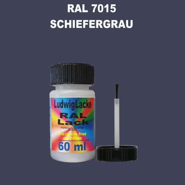 RAL 7015 GRIS Ardoise Mat Stylo De Peinture 60Ml Avec Pinceau EUR 16,62 ...