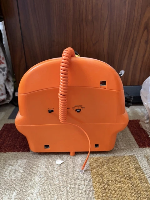 THE SIMPSONS HOMER Simpson Orange Couch Chair Base Push Button Corded ...