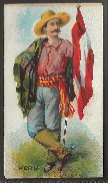 LLOYD-NATIONAL TYPES COSTUMES & Flags 1900- Peru £29.99 - PicClick UK LLOYD-NATIONAL TYPES COSTUMES & Flags 1900- Peru £29.99 - PicClick UK
