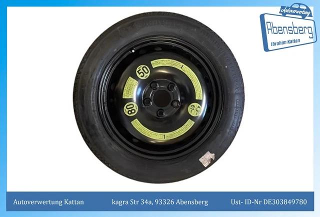 GEBR. MERCEDES-BENZ W212 E-Klasse Reserverad Notrad Pannenrad ...