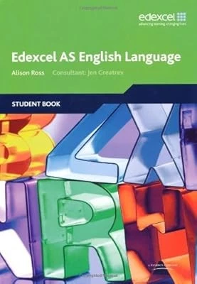 EDEXCEL AS ENGLISH Language: Student Book, Ross, Alison, Used; Good Book EUR 22,11 - PicClick FR
