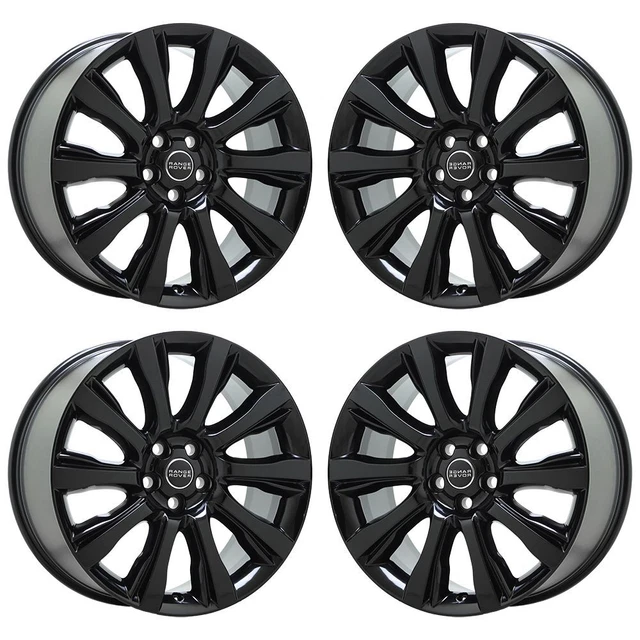 21& RANGE ROVER Black wheels rims Factory OEM set 72246 $1,995.00 ...