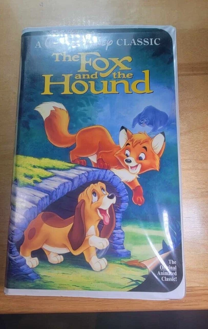 THE FOX AND the Hound (VHS, 1994) Walt Disney 2041 Black Diamond The ...