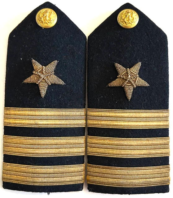 WWII-POST USN COMMANDER Shoulder Boards £48.81 - PicClick UK