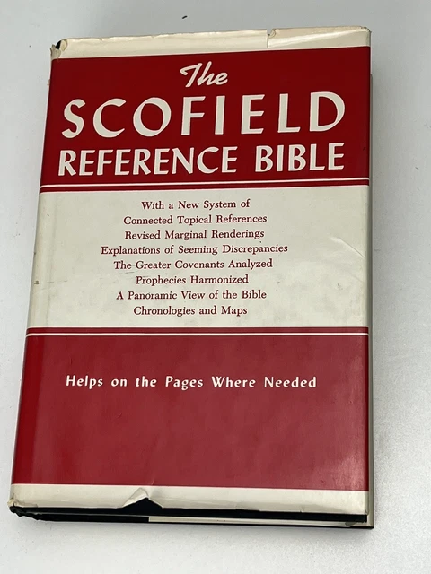 THE SCOFIELD REFERENCE Bible, KJV, Oxford University Press, 1945, W ...