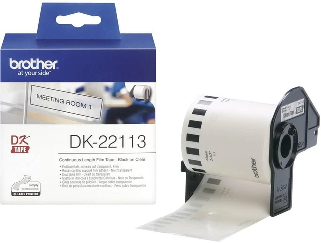 GENUINE DK-22113, CLEAR Continuous Film Roll, 62Mm X 15.24M $103.95 ...