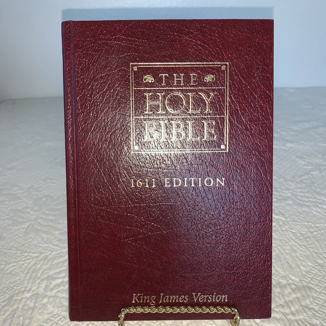 THE HOLY BIBLE 1611 Edition KING JAMES VERSION Nelson 301 HC NICE EUR ...