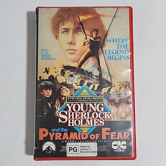 YOUNG SHERLOCK HOLMES & THE PYRAMID OF FEAR -BETA Mystery VHS Cassette ...