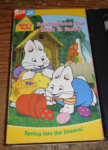 NICKELODEON NICK JR. Max & Ruby Springtime For Max & Ruby Vhs/2005 Late ...