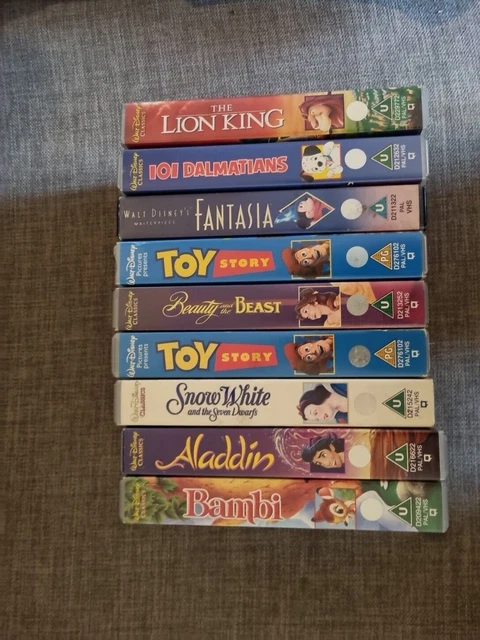 WALT DISNEY VHS collection £8.95 - PicClick UK