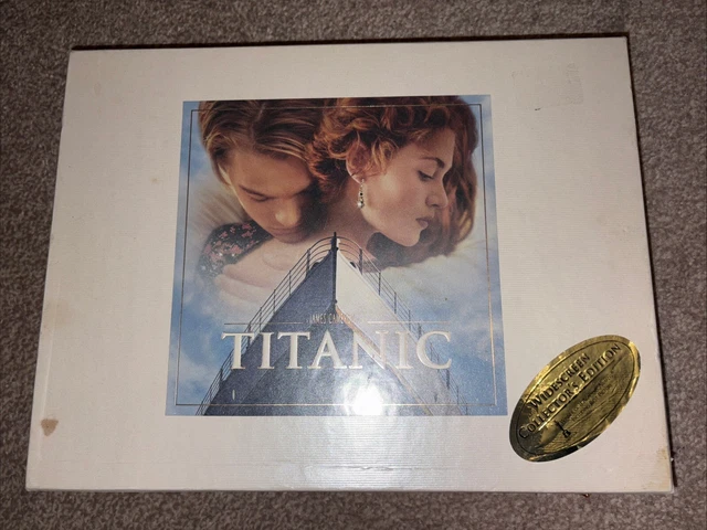 THE TITANIC WIDE Screen Collectors Edition VHS Set Prints Booklet ...