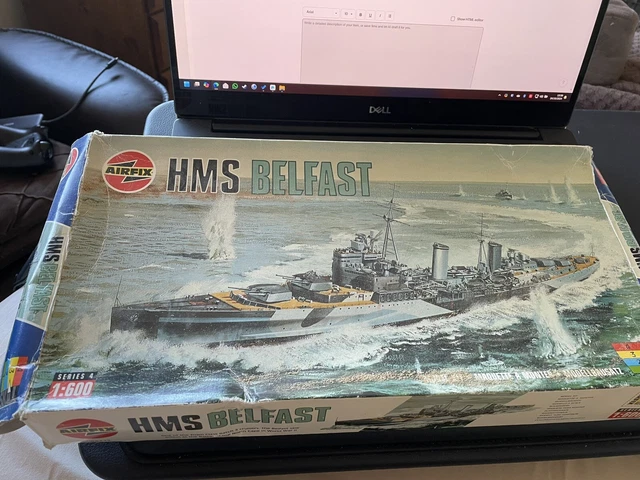AIRFIX HMS BELFAST 1/600 scale £12.54 - PicClick UK