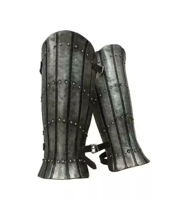 MEDIEVAL KNIGHT SPLINTED Greaves Warrior Leg Armor Cosplay, and Armor ...