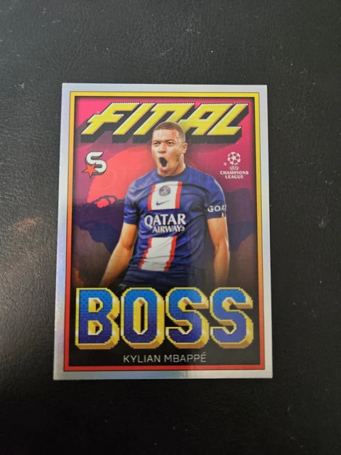 TOPPS SUPERSTARS 22/23 Kylian Mbappe inserto boss finale - PSG EUR 1,15 ...