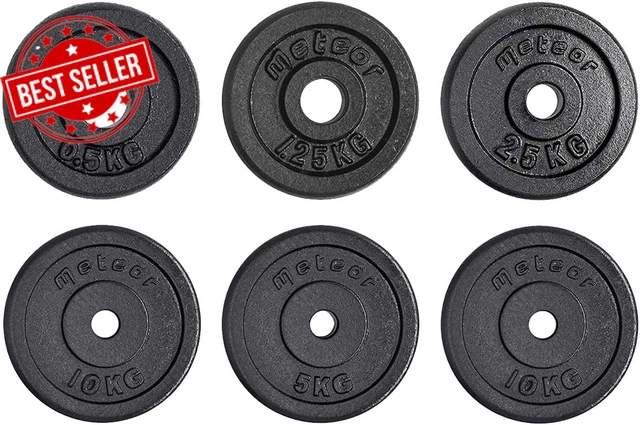 METEOR ESSENTIAL CAST Iron Weight Plate 25.4Mm Hole, Standard Plate ...