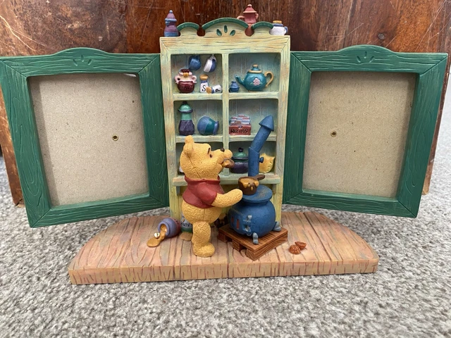 VINTAGE DISNEY CLASSIC Winnie the Pooh Classroom Double Photo Frame ...