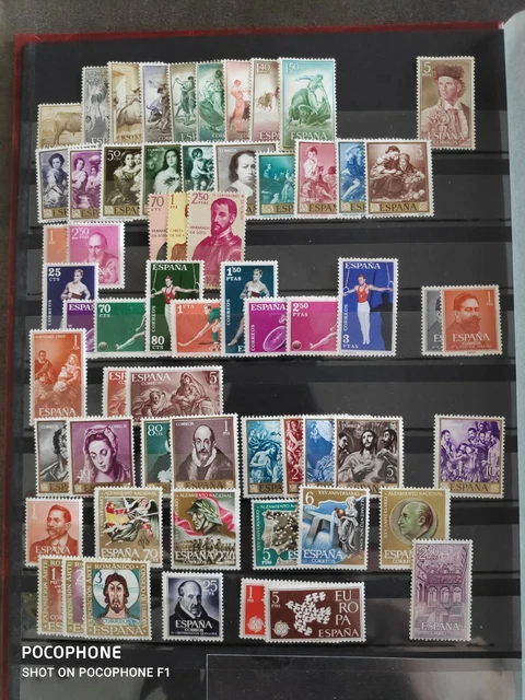 ESPAGNE LOT 630 + Timbre Stamp Annees 60/70 N* Mlh EUR 35,00 - PicClick FR