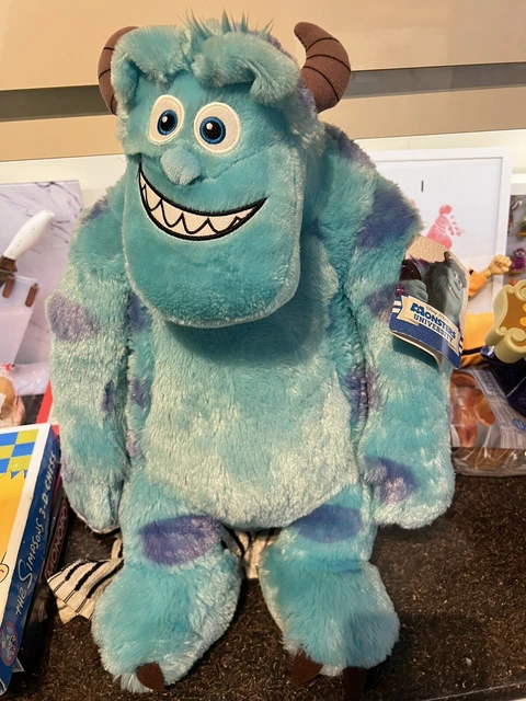 DISNEY PIXAR MONSTERS Inc University Sully Sulley Large 18" Soft Toy ...