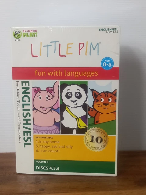 LITTLE PIM VOL 2 Fun With Languages. PBS KIDS AS SEEN ON PLAY BRAND NEW ...