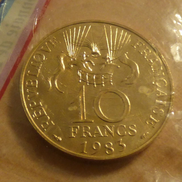 FRANCE 10 FRANCS 1983 Espace ESSAI coin in original seal . EUR 79,97 ...