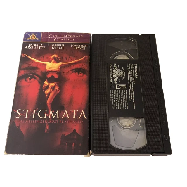 STIGMATA (VHS 1999) Patricia Arquette, Gabriel Byrne, Jonathan Pryce ...