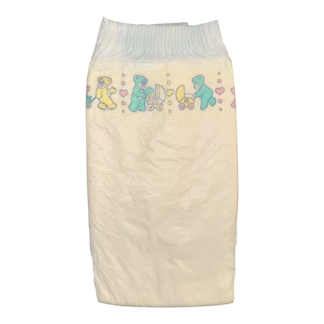 VINTAGE PLASTIC PAMPERS Stretch for Boys Size Medium for babies up to ...