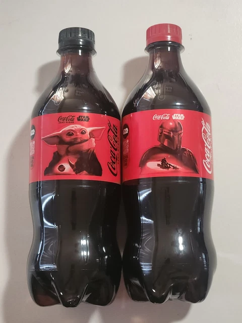 STAR WARS LIMITED Edition 2025 Coca Cola & Coke Zero 20 OZ. Grogu ...