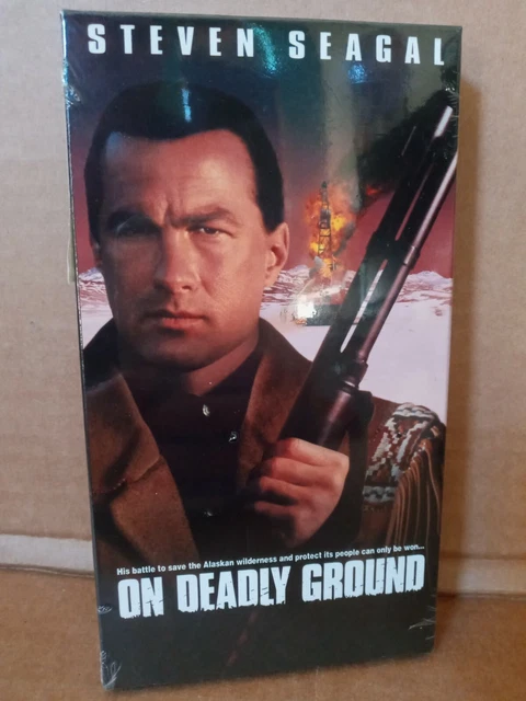 ON DEADLY GROUND VHS Sealed Watermark Warner Bros Home Video Steven ...