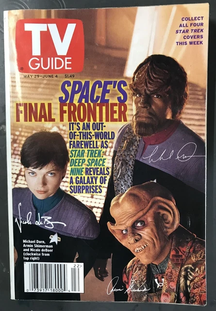TV GUIDE-MAY 29-JUNE 4 1999-Space's Final Frontier-Michael Dorn-Nicole ...