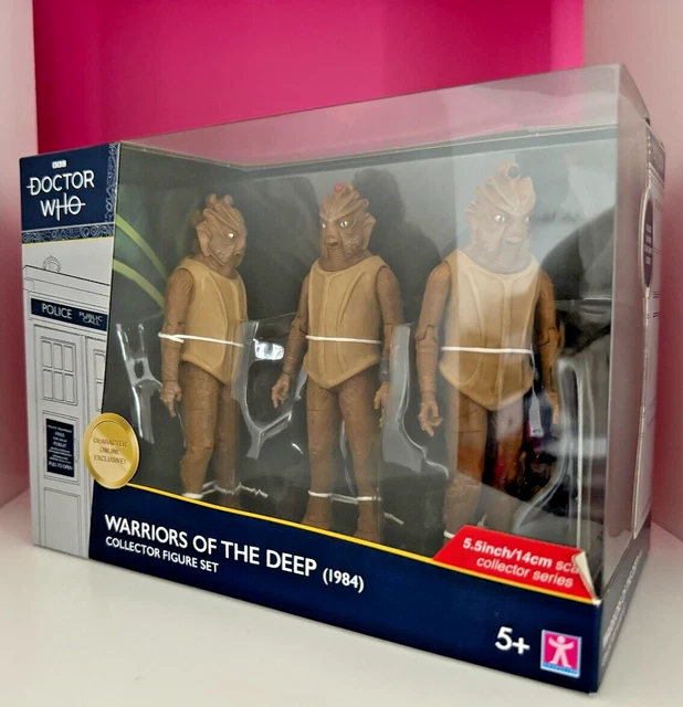 DOCTOR WHO CHARACTER Options Warriors of the Deep 5" figure collector ...