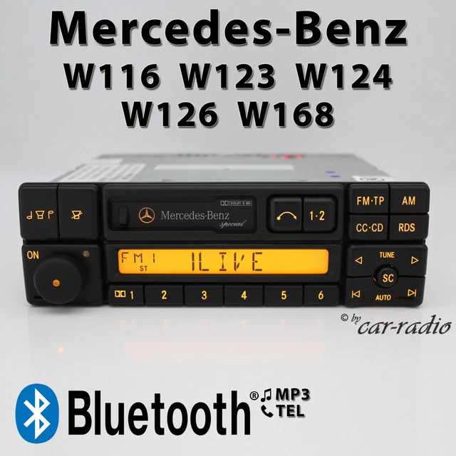 ORIGINAL MERCEDES SPECIAL BE2210 Bluetooth Radio MP3 W116 W123 W124 W126 W168 EUR 389,99 ...