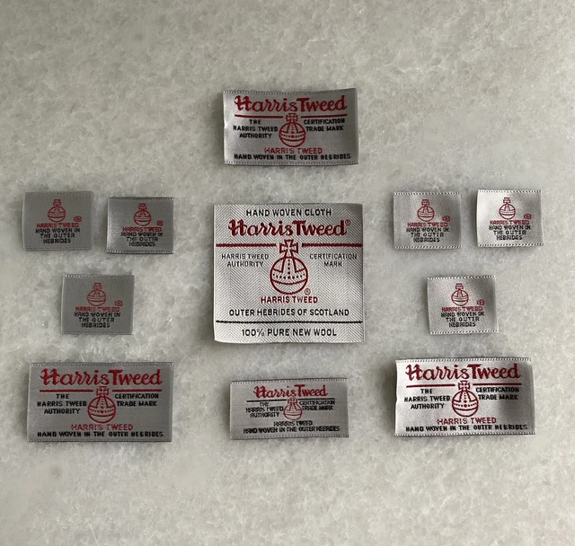ASSORTED HARRIS TWEED Handmade/craft/project Labels £3.00 - PicClick UK