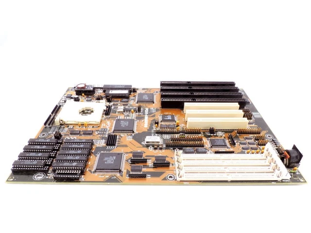 ASUS PCI / I-486sp3g Motherboard Socket 3 PGA237 Intel Chip 256KB Cache ...
