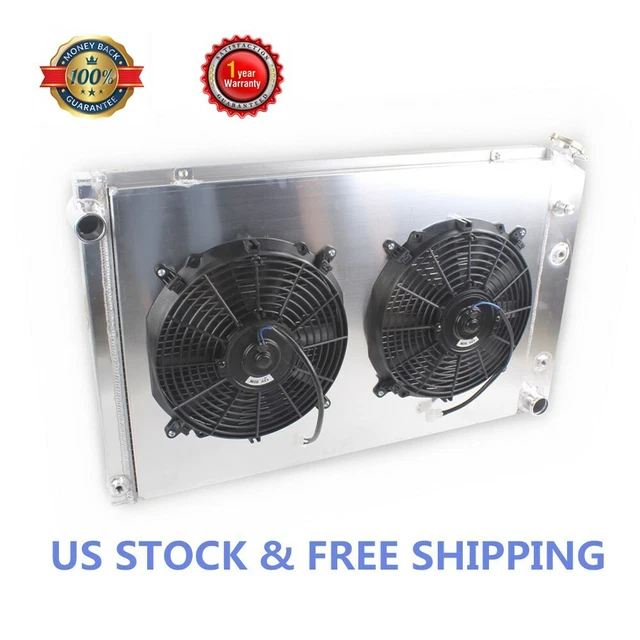 3 ROWS RADIATOR&SHROUD&FAN For 1973-1991 Chevy/GMC C/K C10 C20 C30 ...