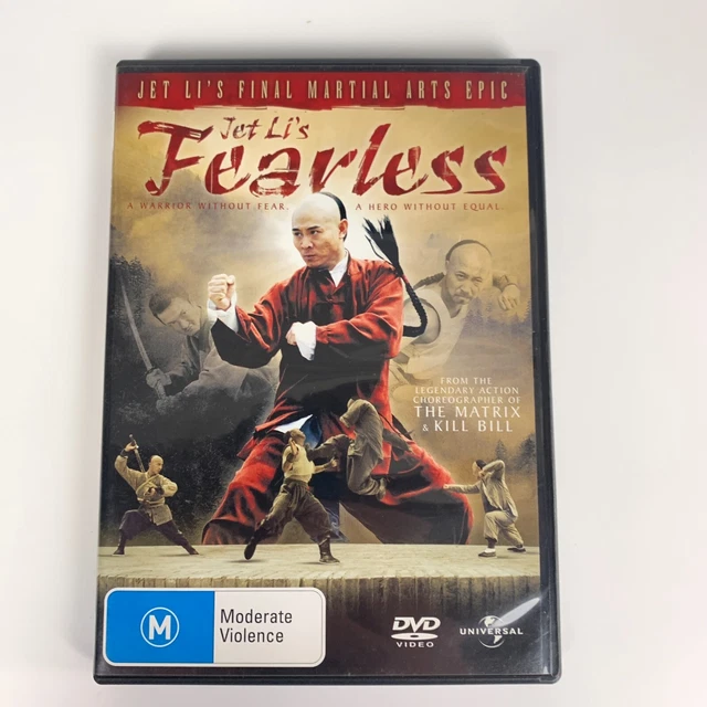 FEARLESS (DVD, 2006) Jet Li Nakamura Shidou Sun Li Nathan Jones Region ...