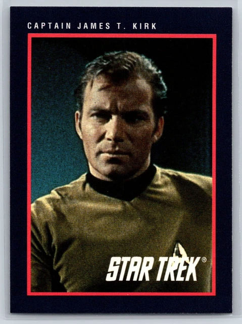 1991 IMPEL STAR Trek 25th Anniversary Captain James T. Kirk William ...