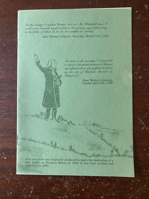 JOHN WESLEY PAMPHLET / Leaflet 1988 Hanham Mount /The New Room £5.50 ...