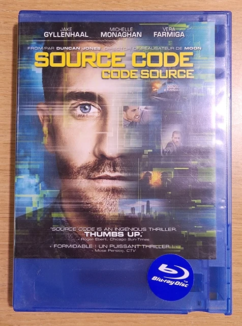 SOURCE CODE (BLU-RAY, 2011, Bilingual) Jake Gyllenhaal, Michelle ...